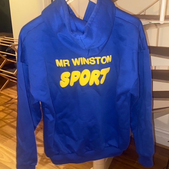 Mr Winston | Other | Mr Winston Hoodie In Blue | Poshmark